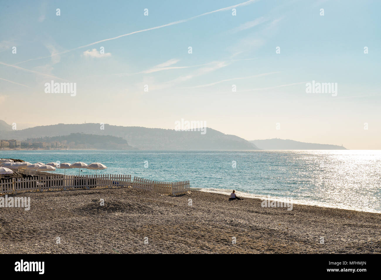 Sunny seascape relaxing bay beach hi-res stock photography and images ...