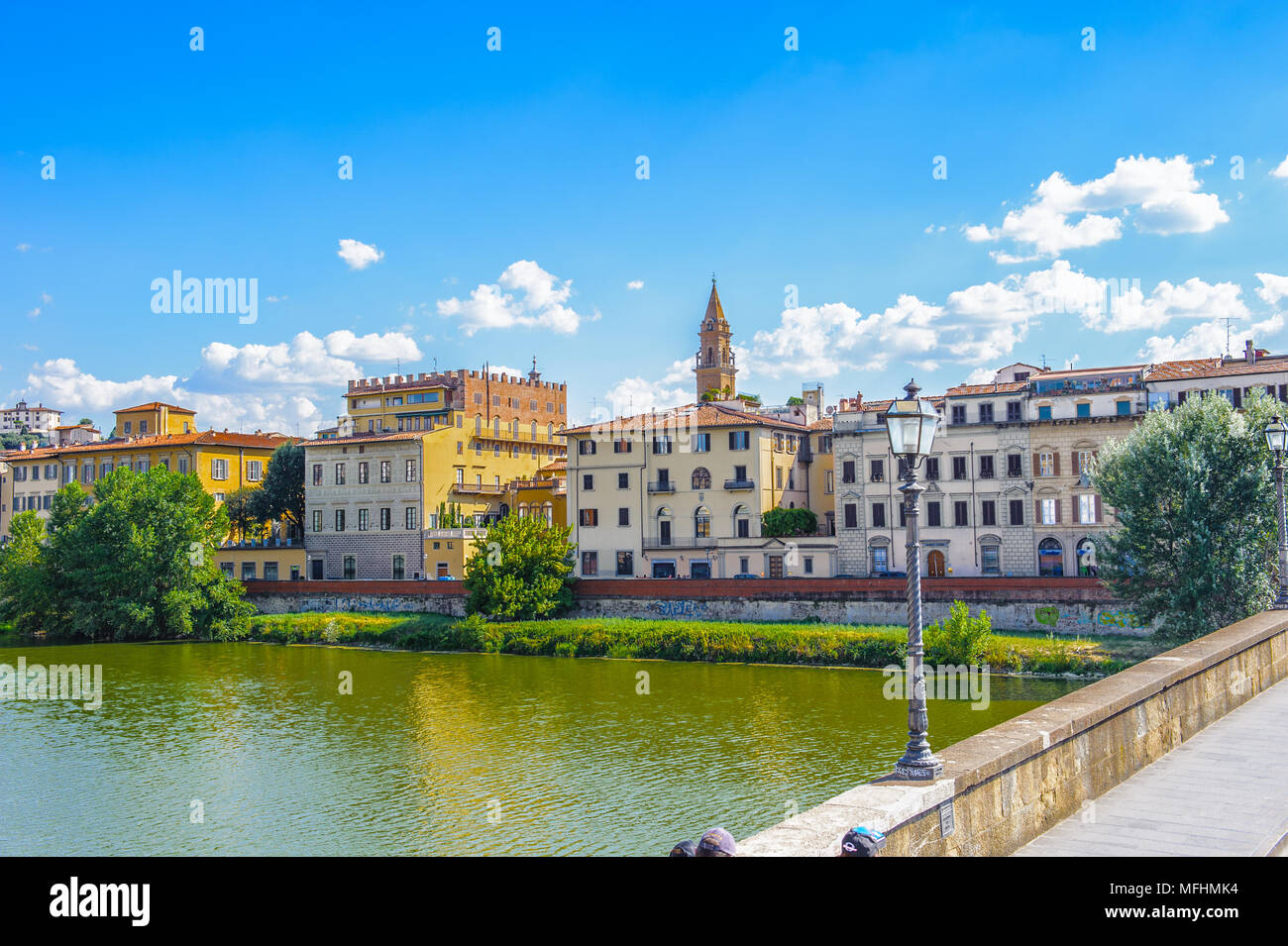 River Arno and Florentine architecture, Tuscany, Italy Stock Photo - Alamy