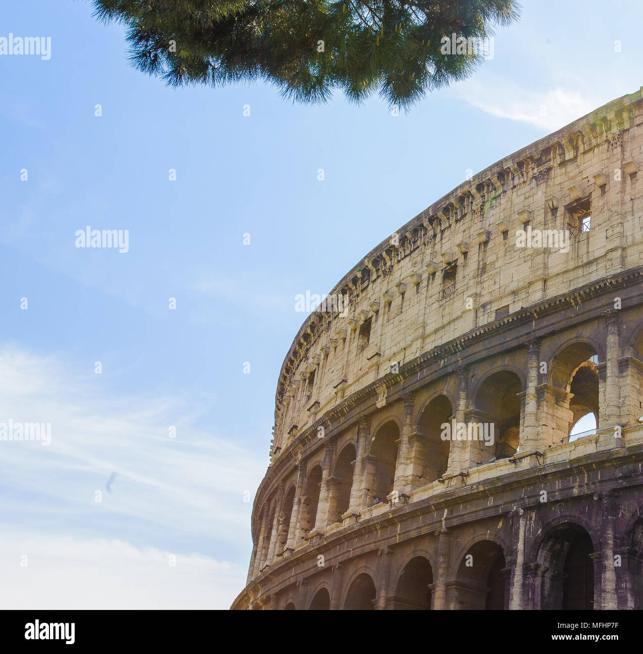 Colosseum or Coliseum, Rome, Italy. It was largest amphitheatre of the ...