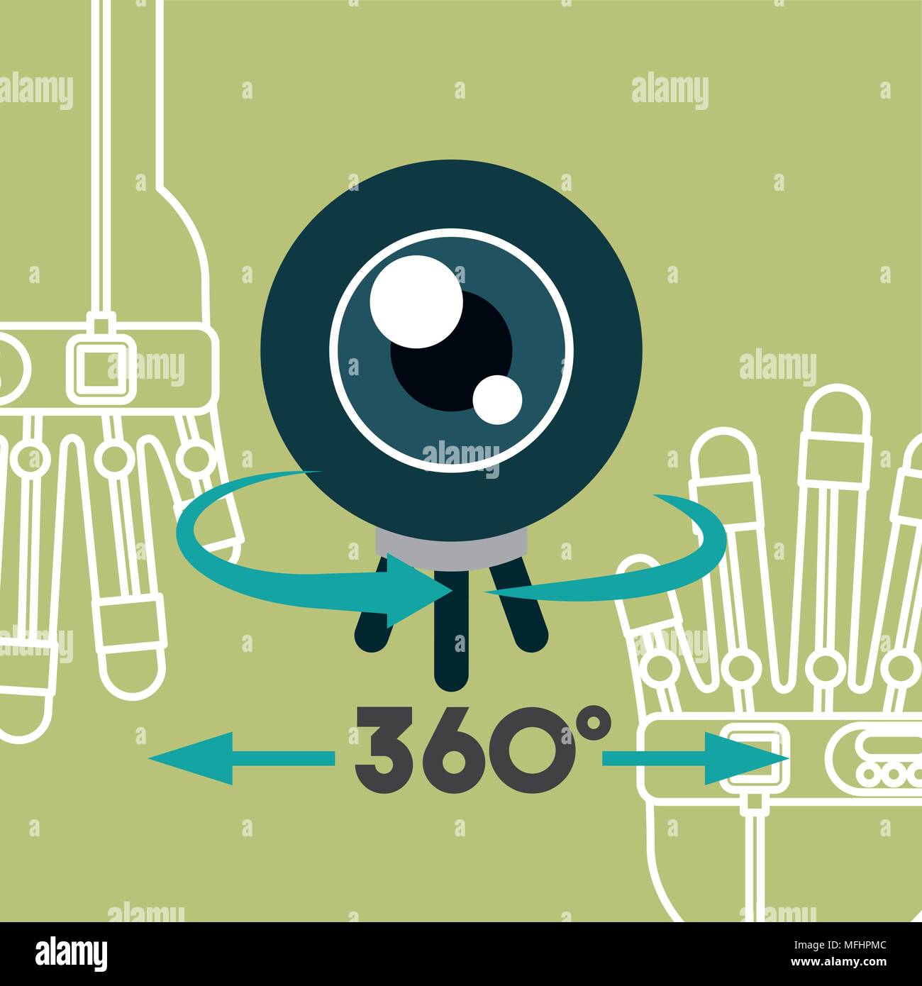 Eye related vector line Stock Vector Images - Alamy