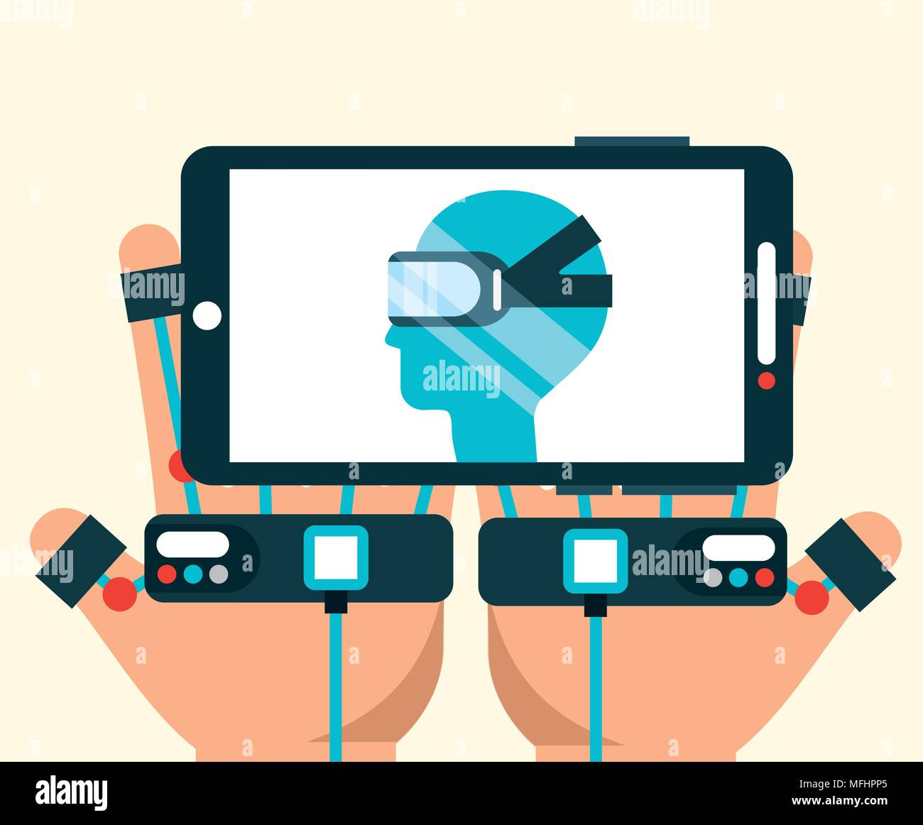 Google augmented reality Stock Vector Images - Alamy