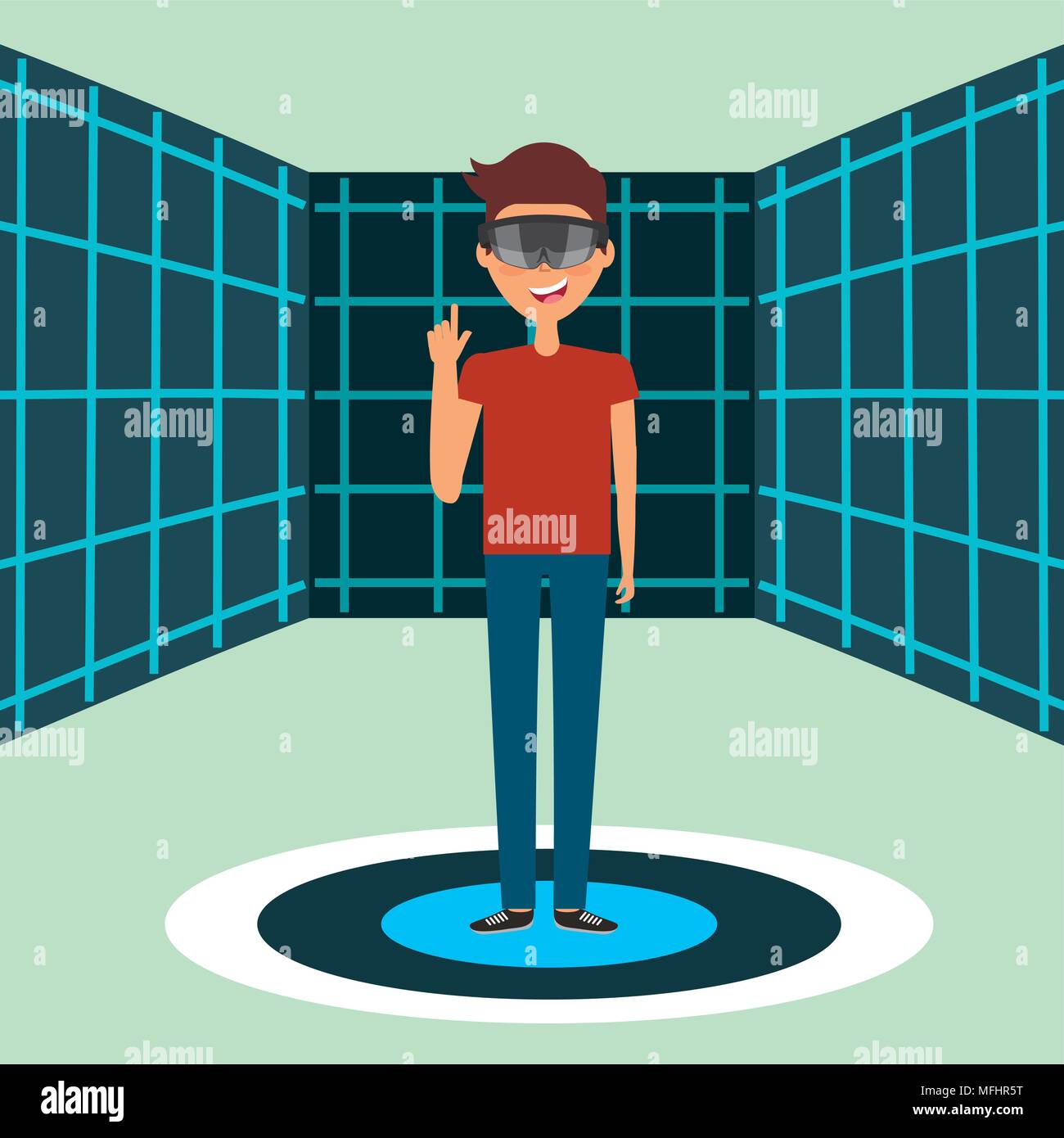 virtual reality related Stock Vector Image & Art - Alamy