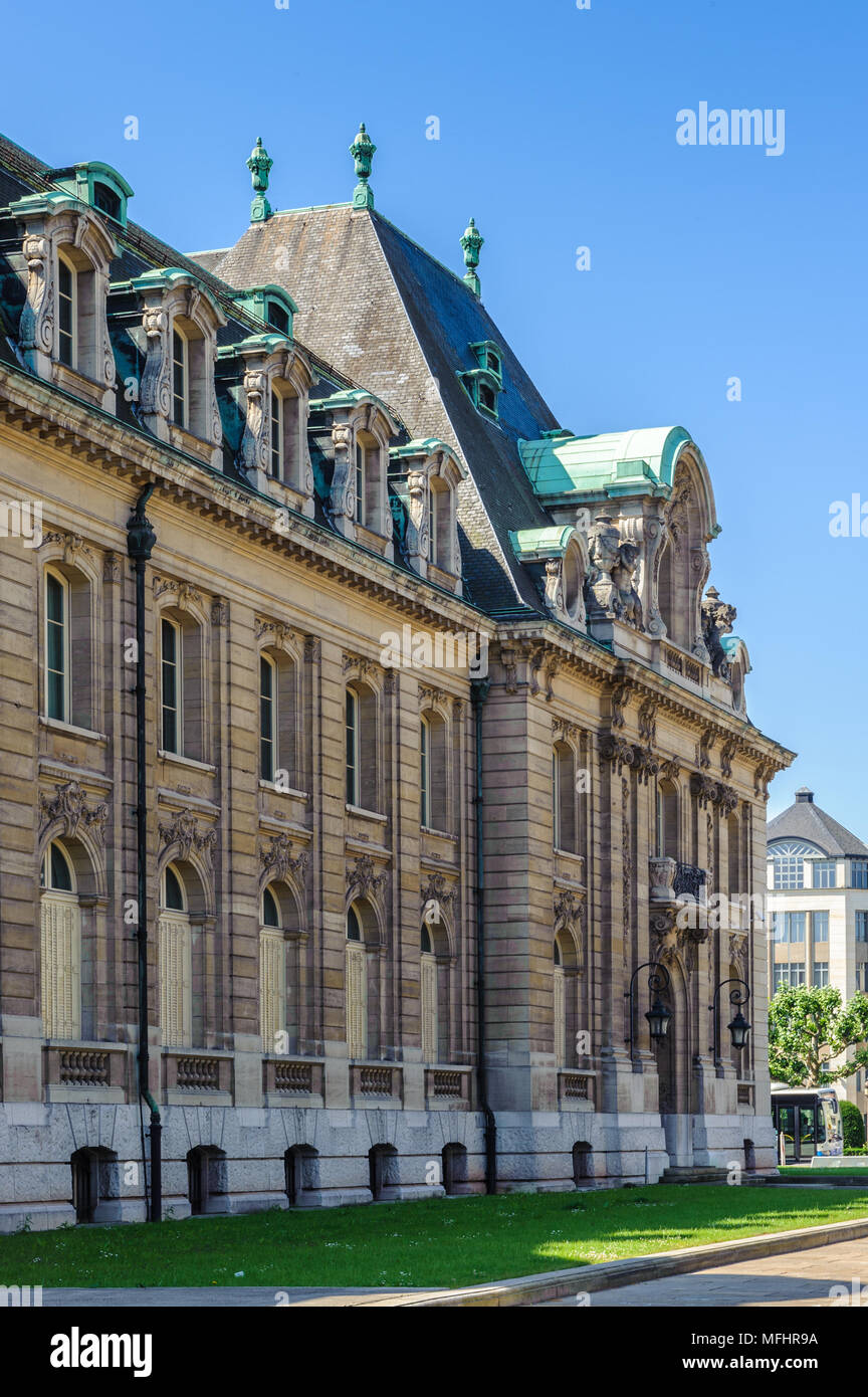 Modern architecture of Luxembourg city Stock Photo - Alamy