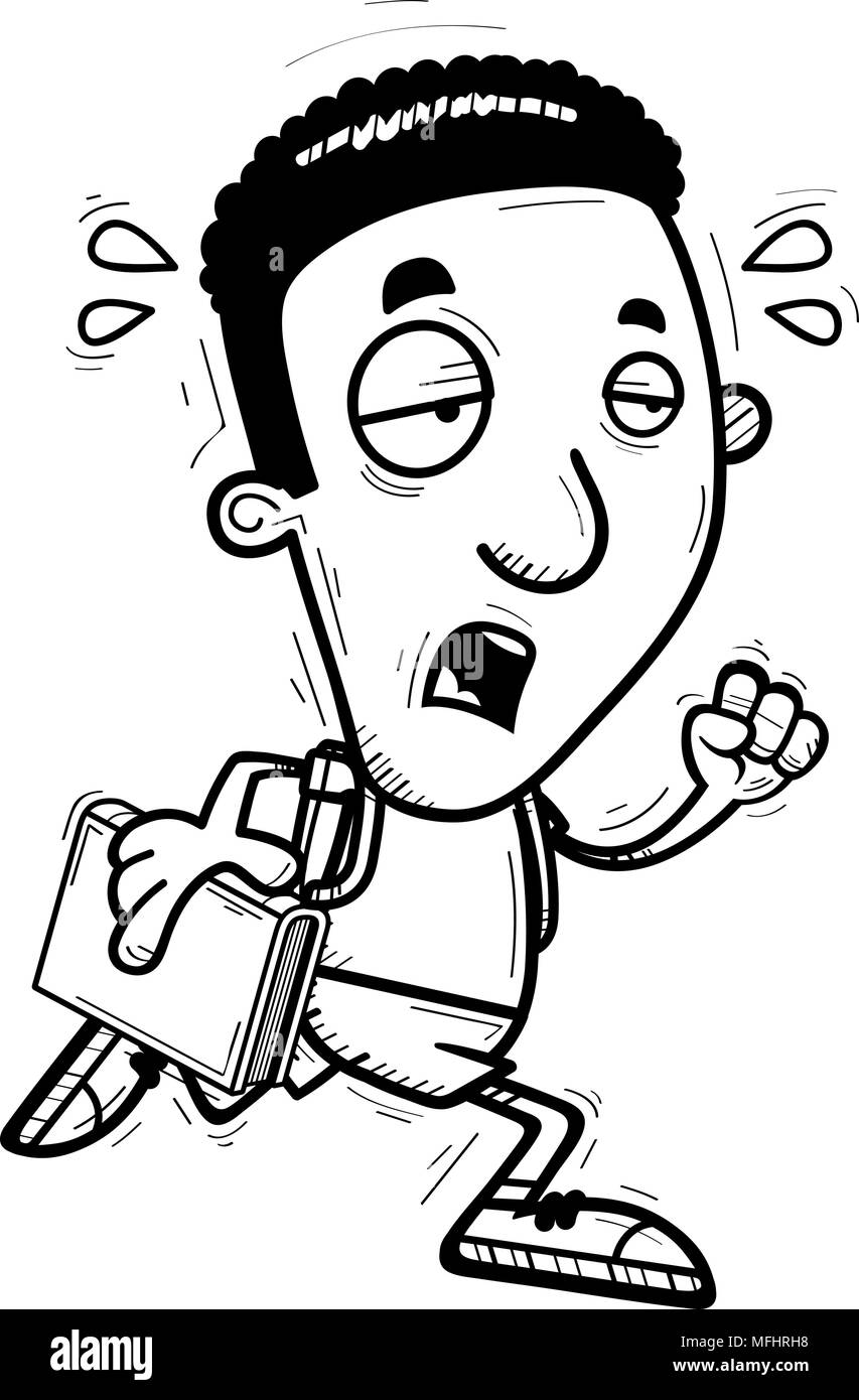 Man sweating illustration Black and White Stock Photos & Images - Alamy