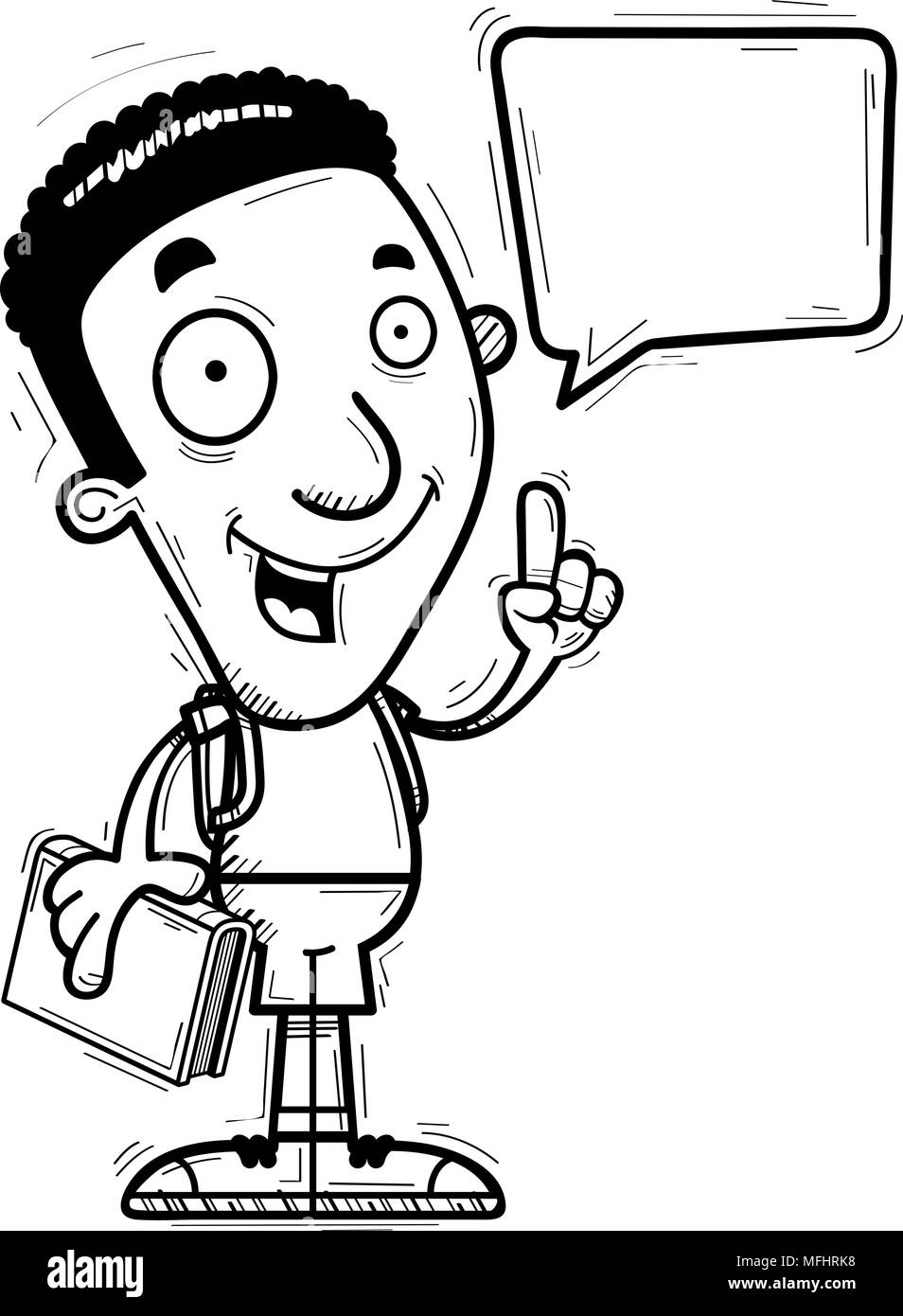 Student Clip Art Black And White