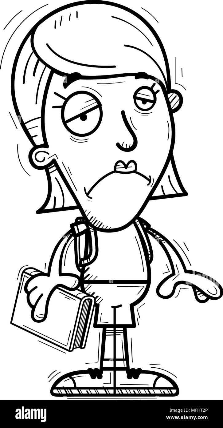 Sad student Black and White Stock Photos & Images - Alamy