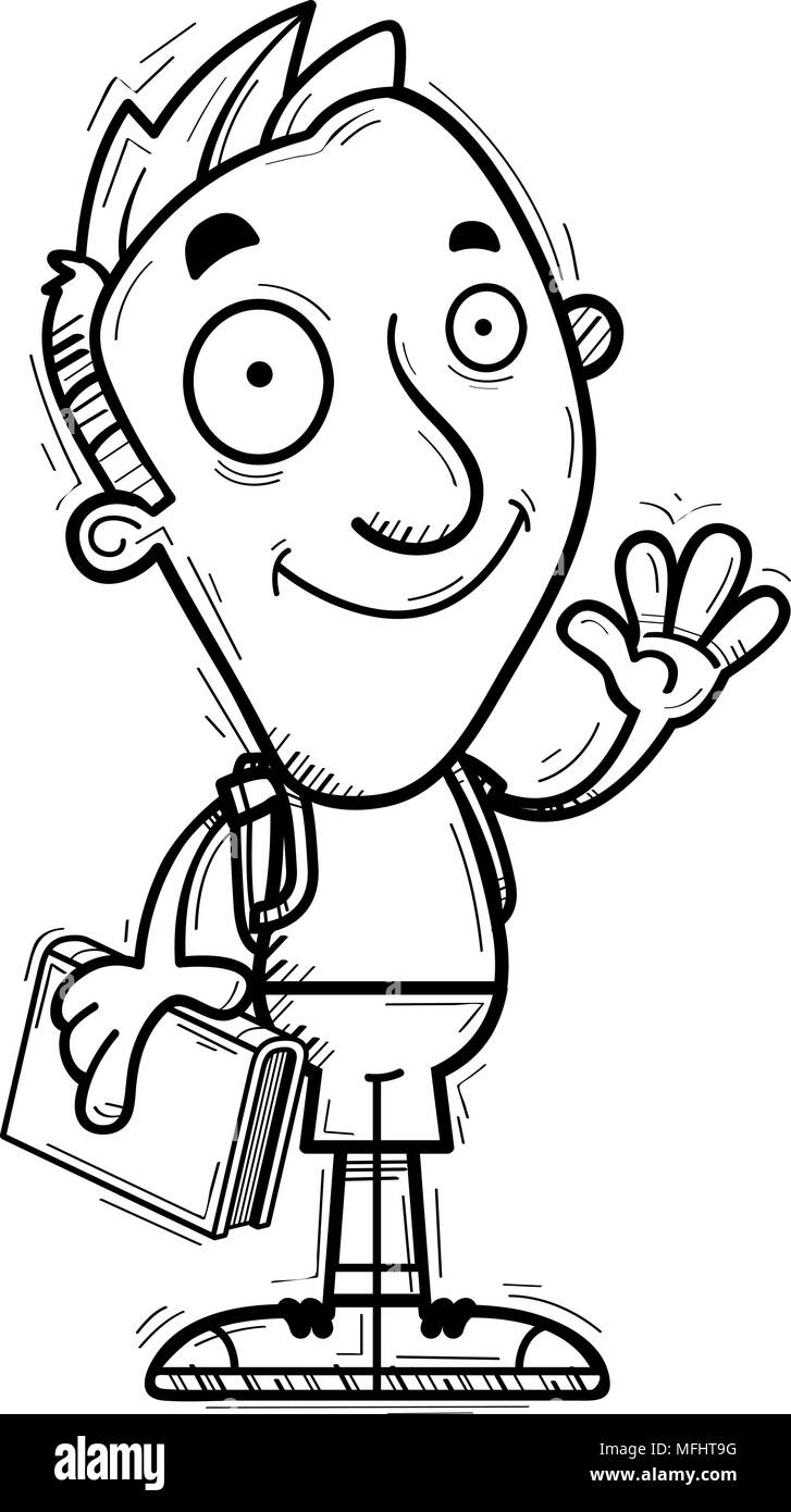 Man student Stock Vector Images - Alamy