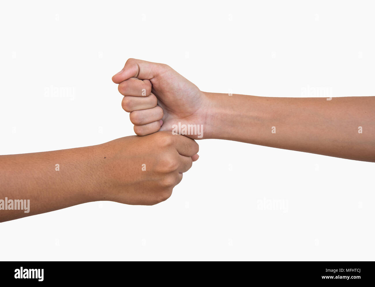 hand for love signal on white background Stock Photo - Alamy