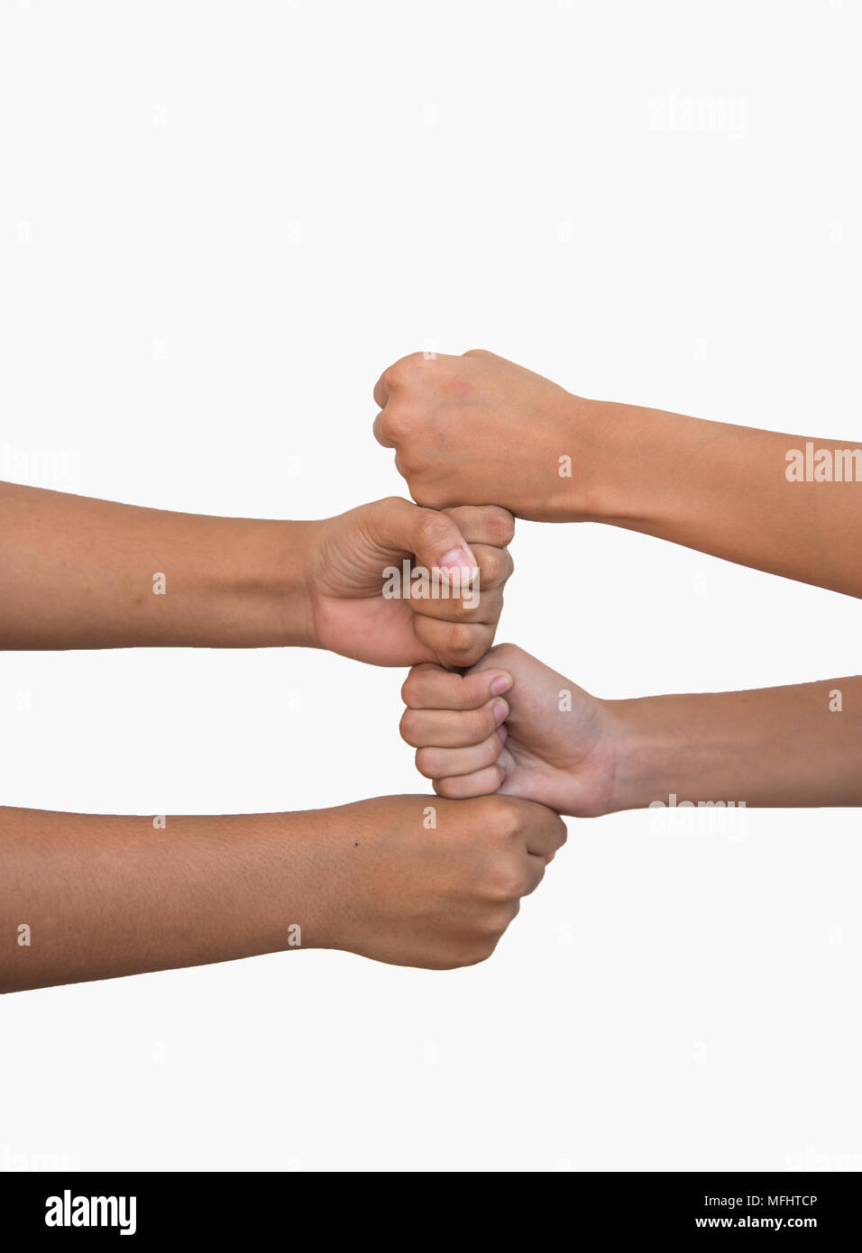 hand for love signal on white background Stock Photo - Alamy