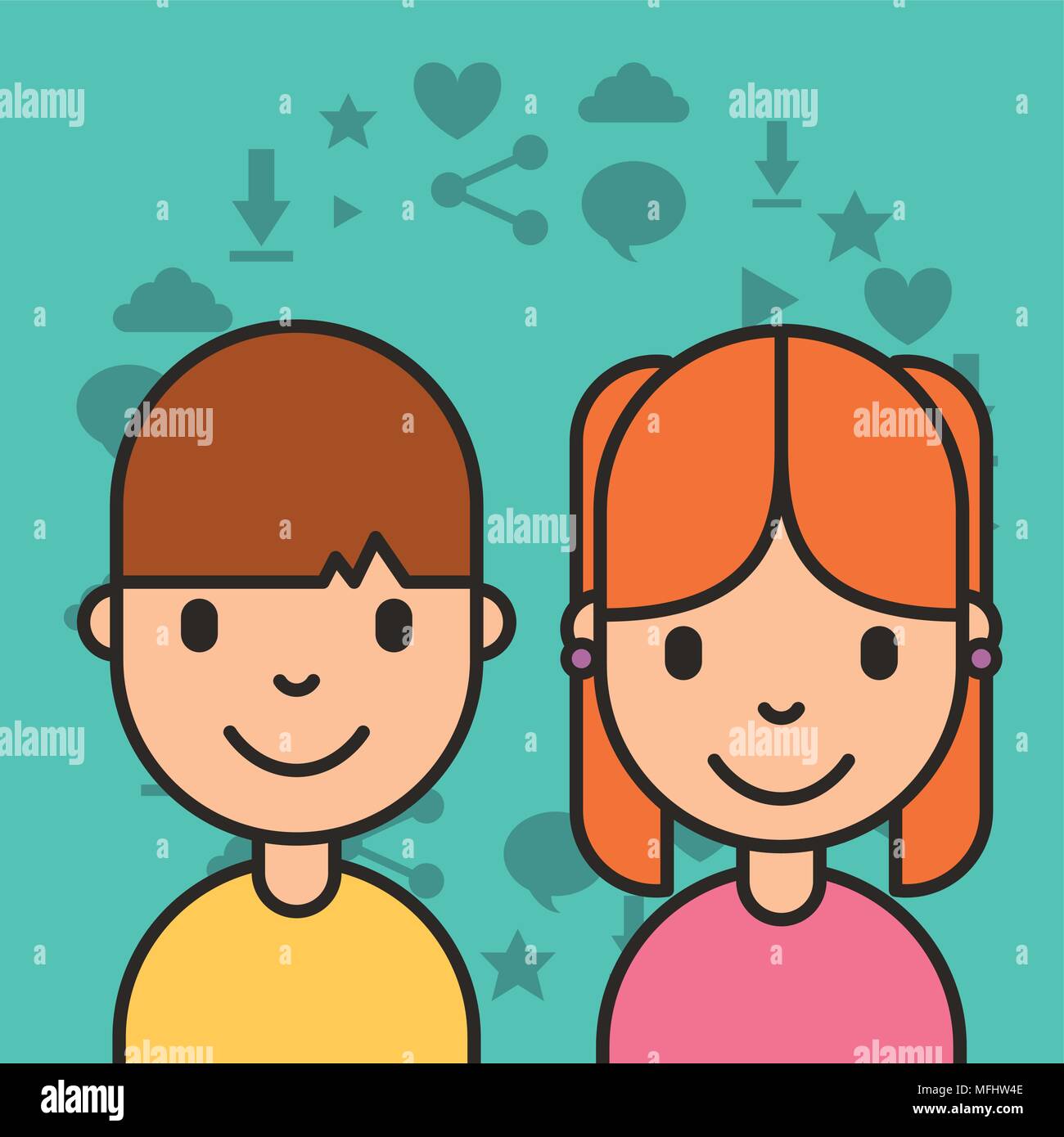 Mock kids Stock Vector Images - Alamy