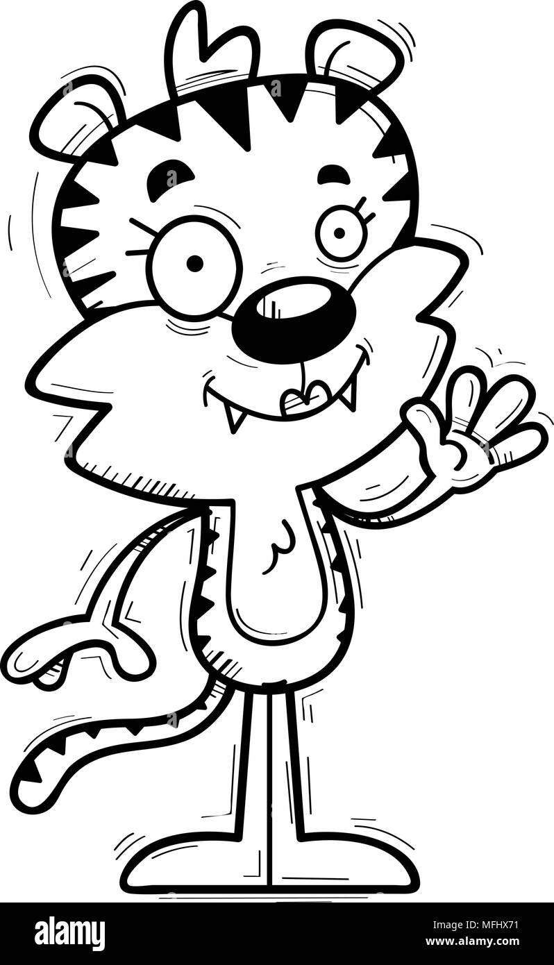 Female tiger Stock Vector Images - Alamy