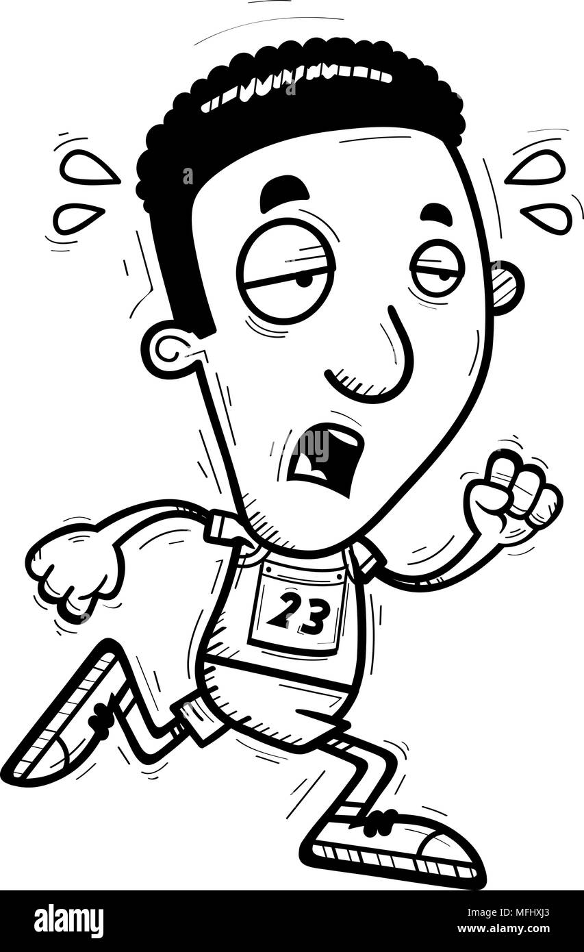 Exhausted runner Black and White Stock Photos & Images - Alamy