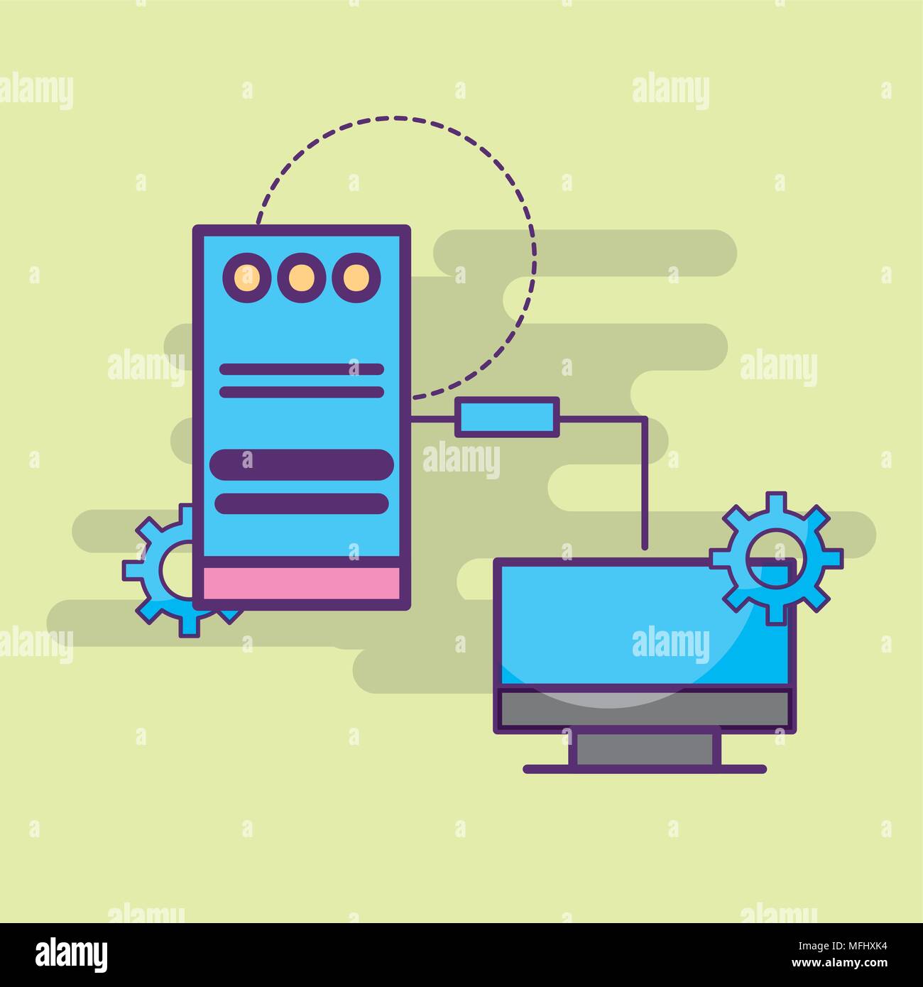 Wan tower Stock Vector Images - Alamy