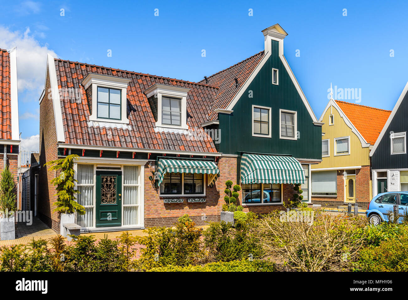Architecture of Volendam, North Holland, Netherlands Stock Photo - Alamy