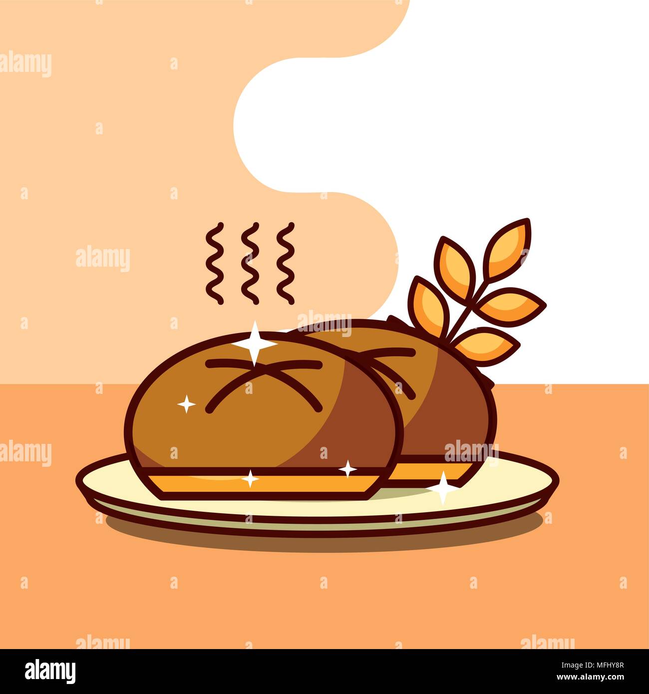 American dessert concept Stock Vector Images - Alamy