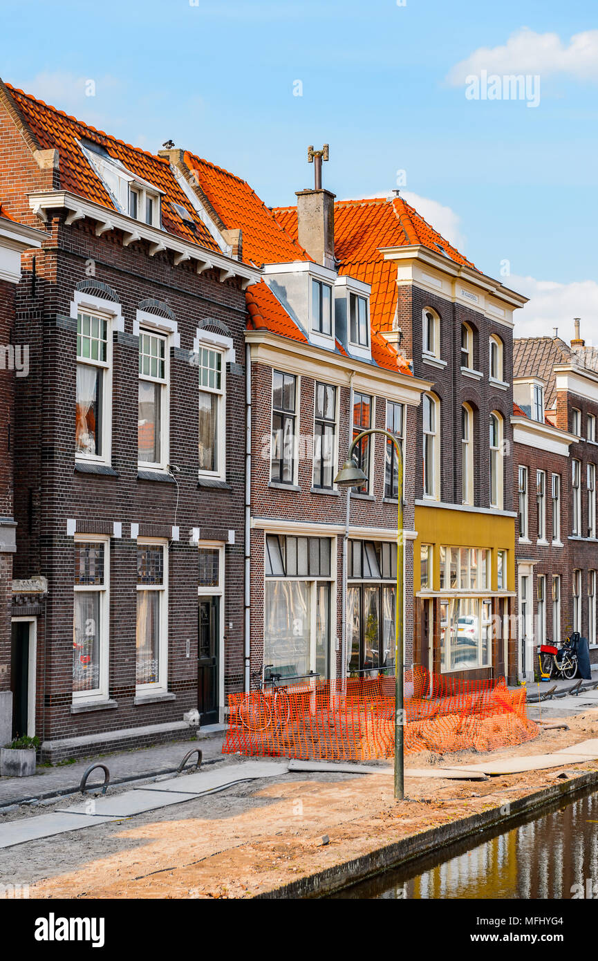 Architecture of the historic part of Delft, Netherlands Stock Photo - Alamy