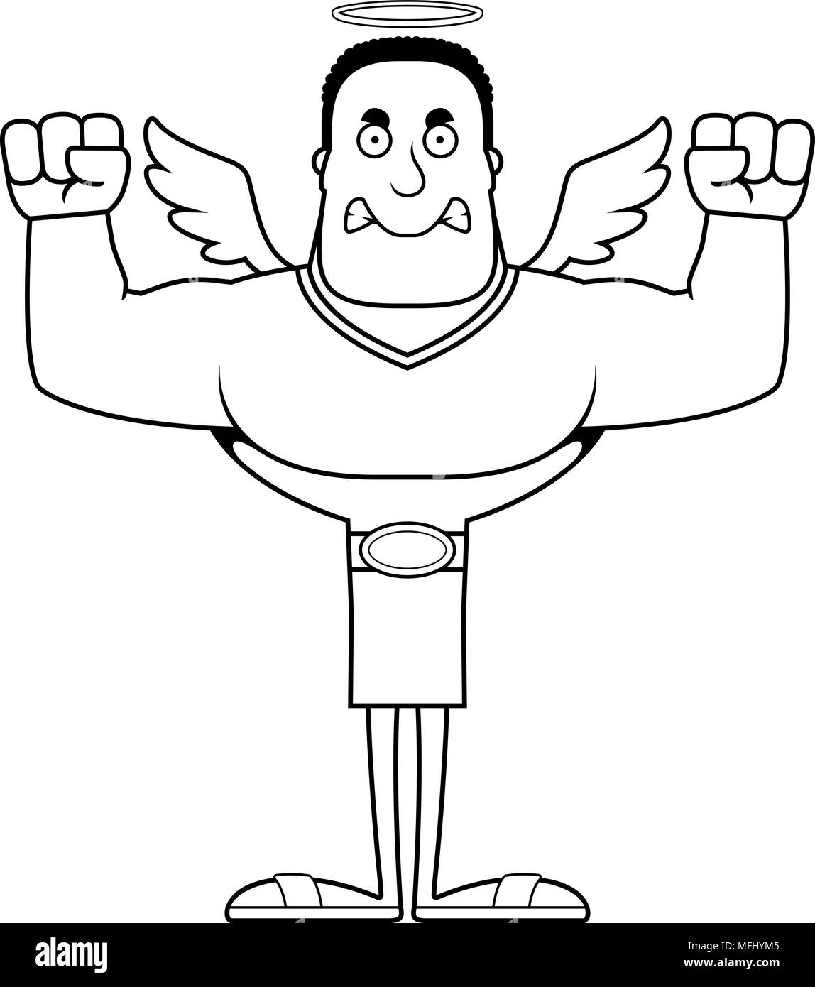 A cartoon angel looking angry Stock Vector Image & Art - Alamy