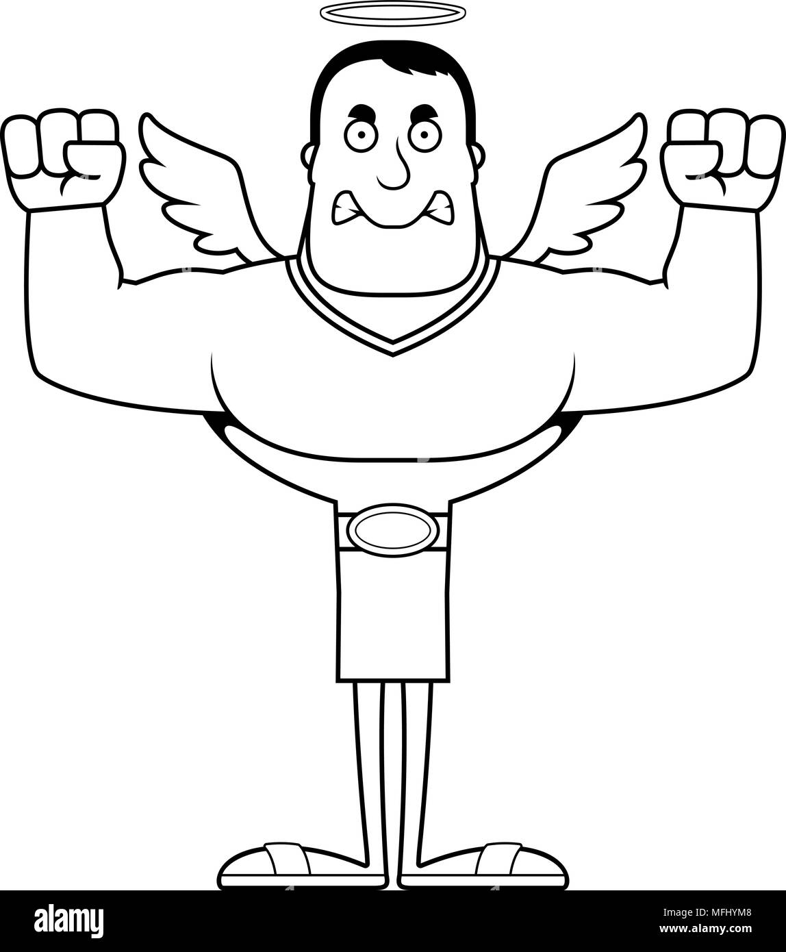 A cartoon angel looking angry Stock Vector Image & Art - Alamy