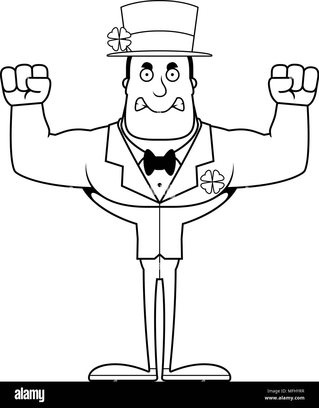 A cartoon Irish man looking angry Stock Vector Image & Art - Alamy