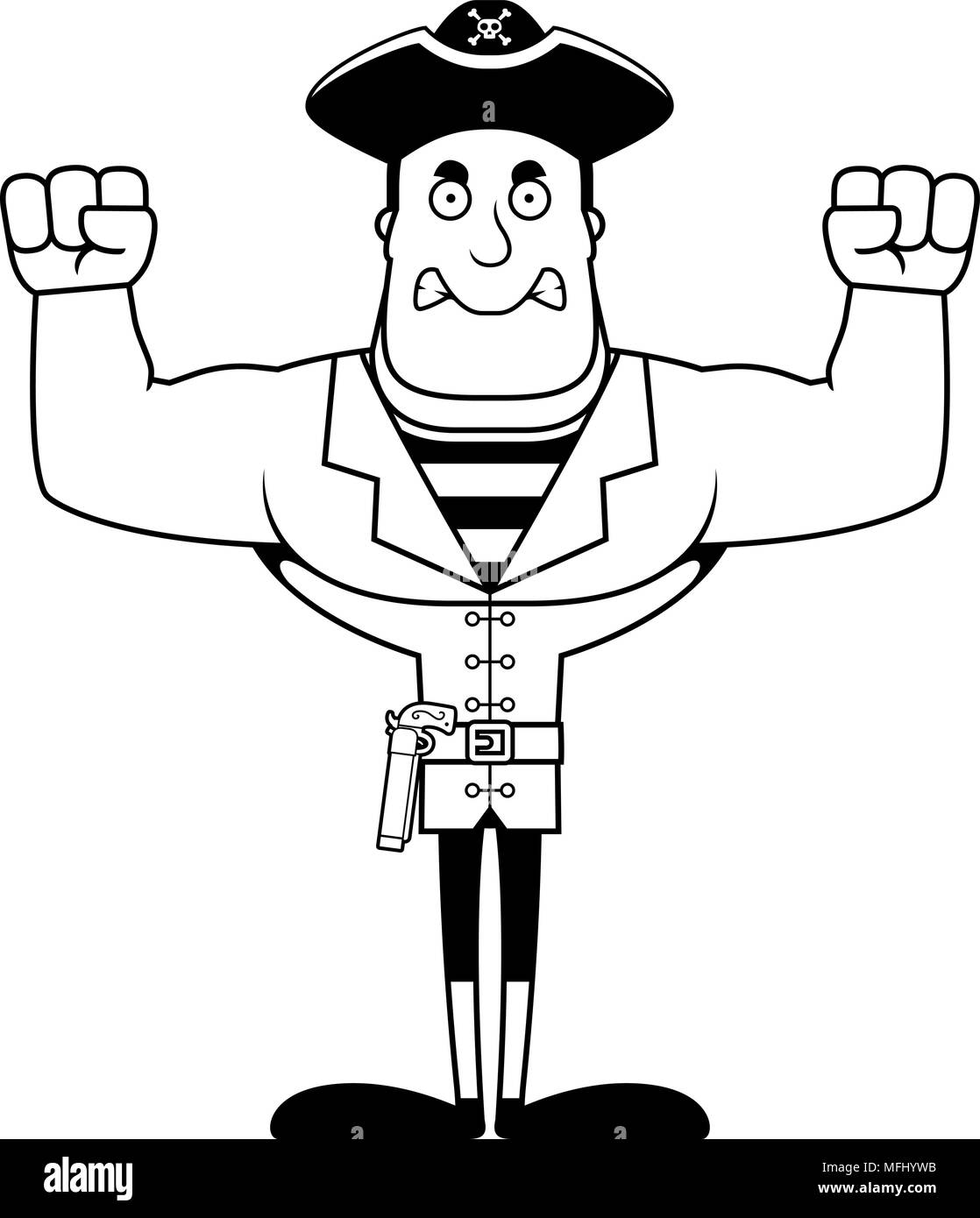 Angry pirate Stock Vector Images - Alamy