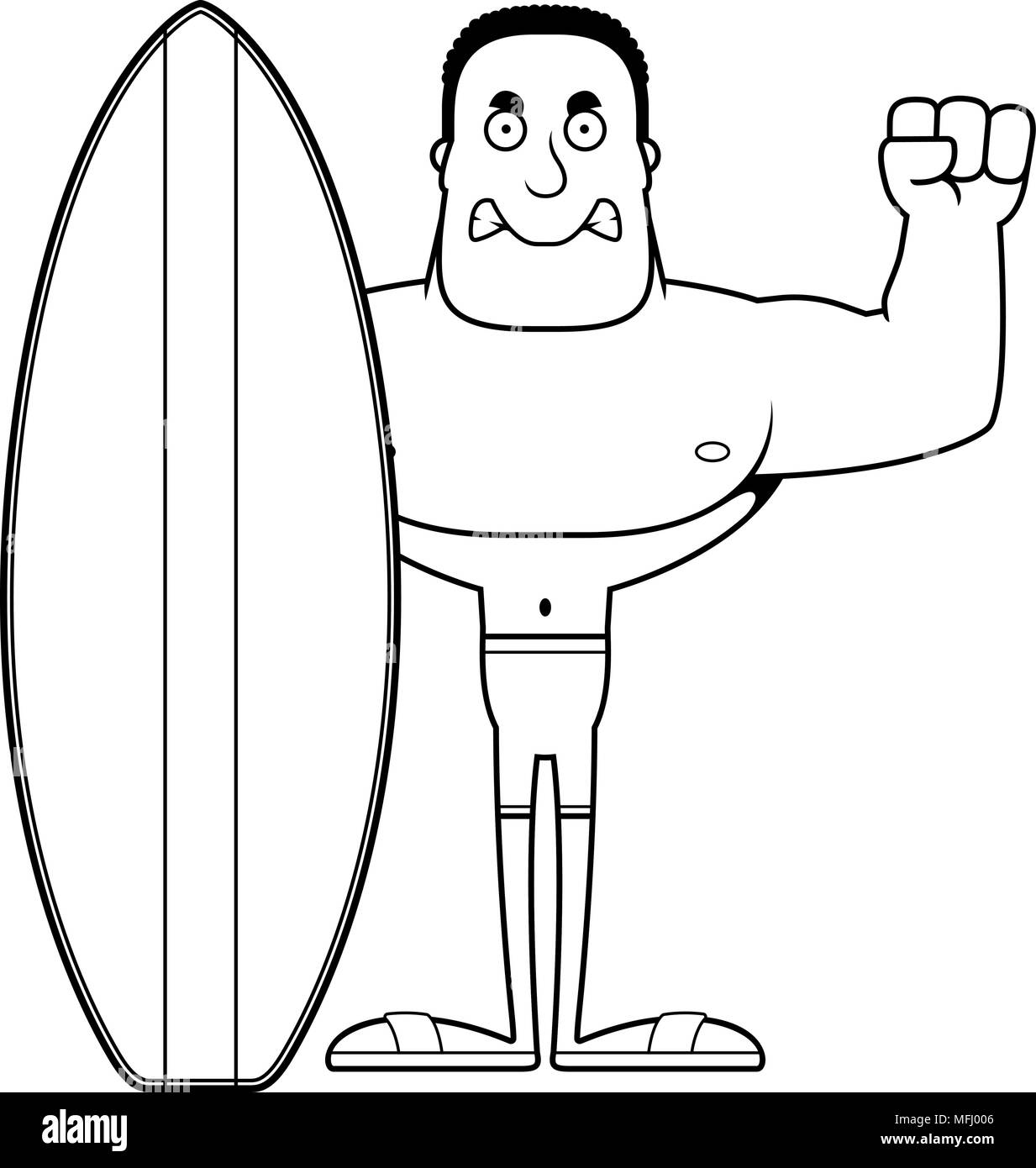 A cartoon surfer looking angry Stock Vector Image & Art - Alamy
