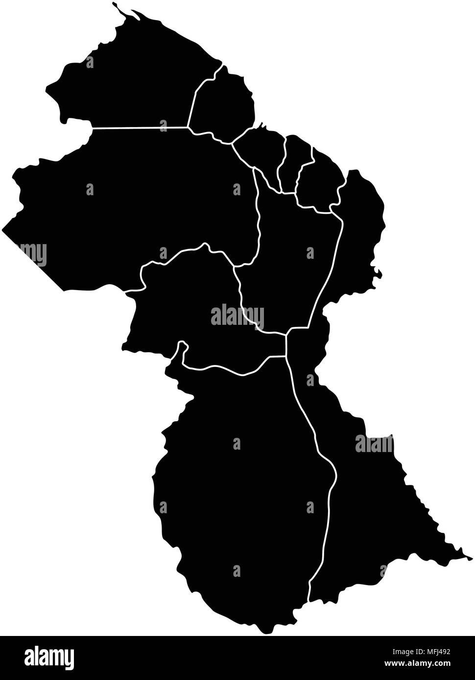 Guyana guyanese Black and White Stock Photos & Images - Alamy