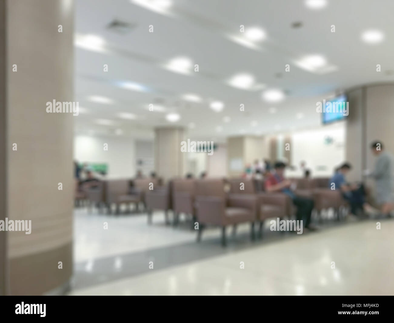 patient waiting doctor office interior medical cashier counter in ...