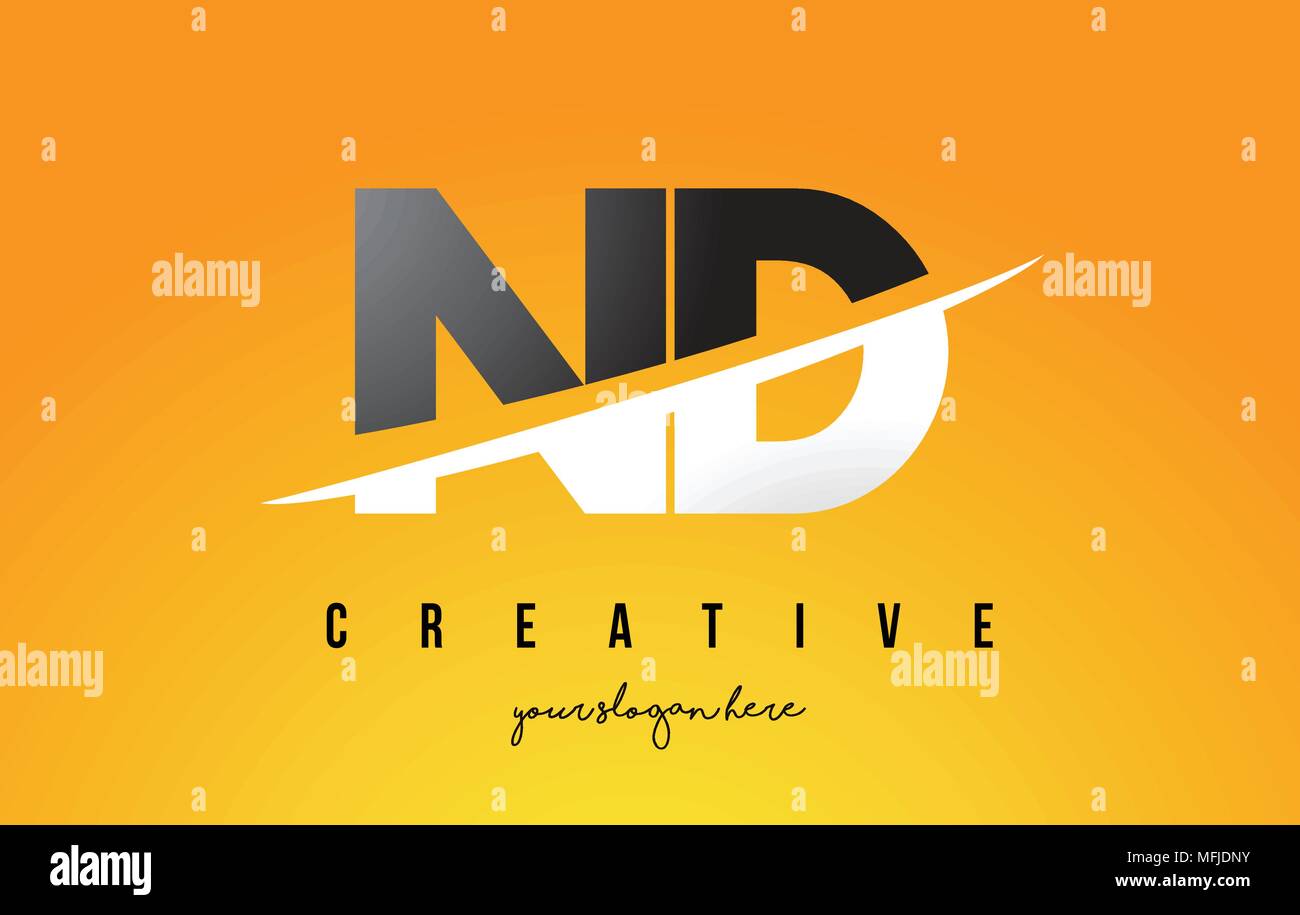 Nd letters Stock Vector Images - Alamy