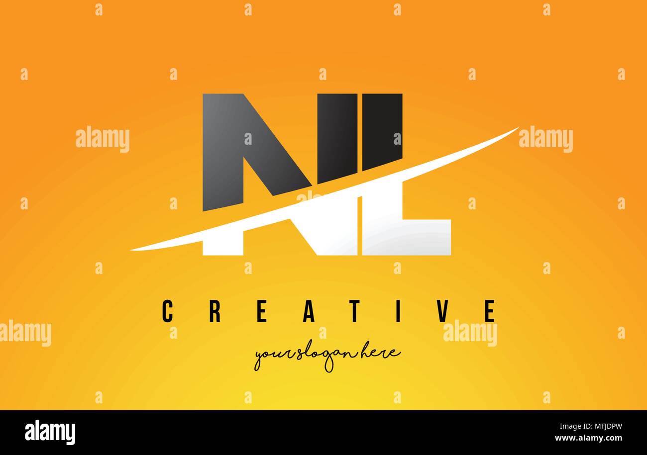 Nl letters Stock Vector Images - Alamy