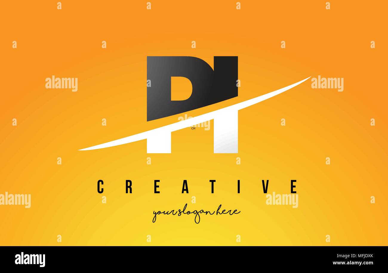 PI P I Letter Modern Logo Design with Swoosh Cutting the Middle Letters ...