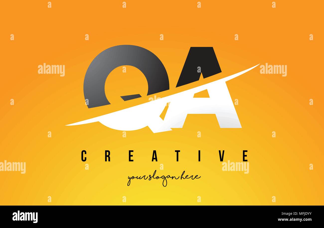Qa logo design hi-res stock photography and images - Alamy