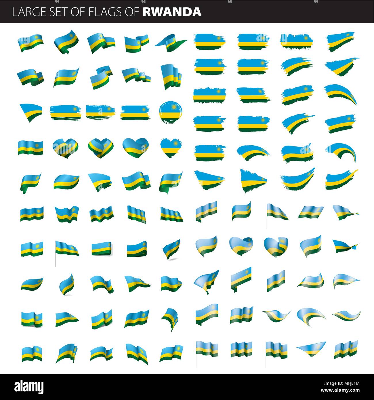 Rwanda flag, vector illustration Stock Vector Image & Art - Alamy