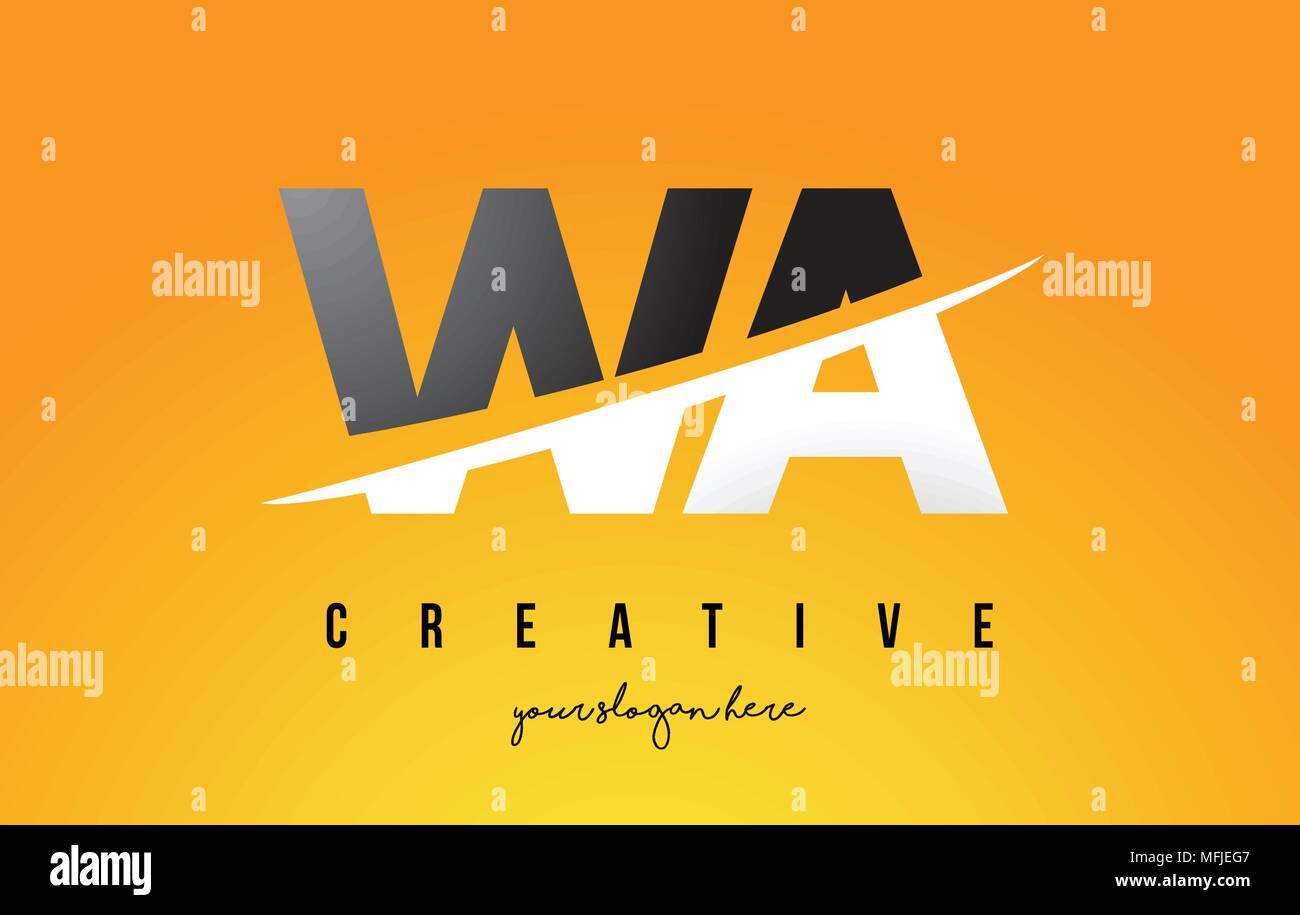 Wa letters Stock Vector Images - Alamy