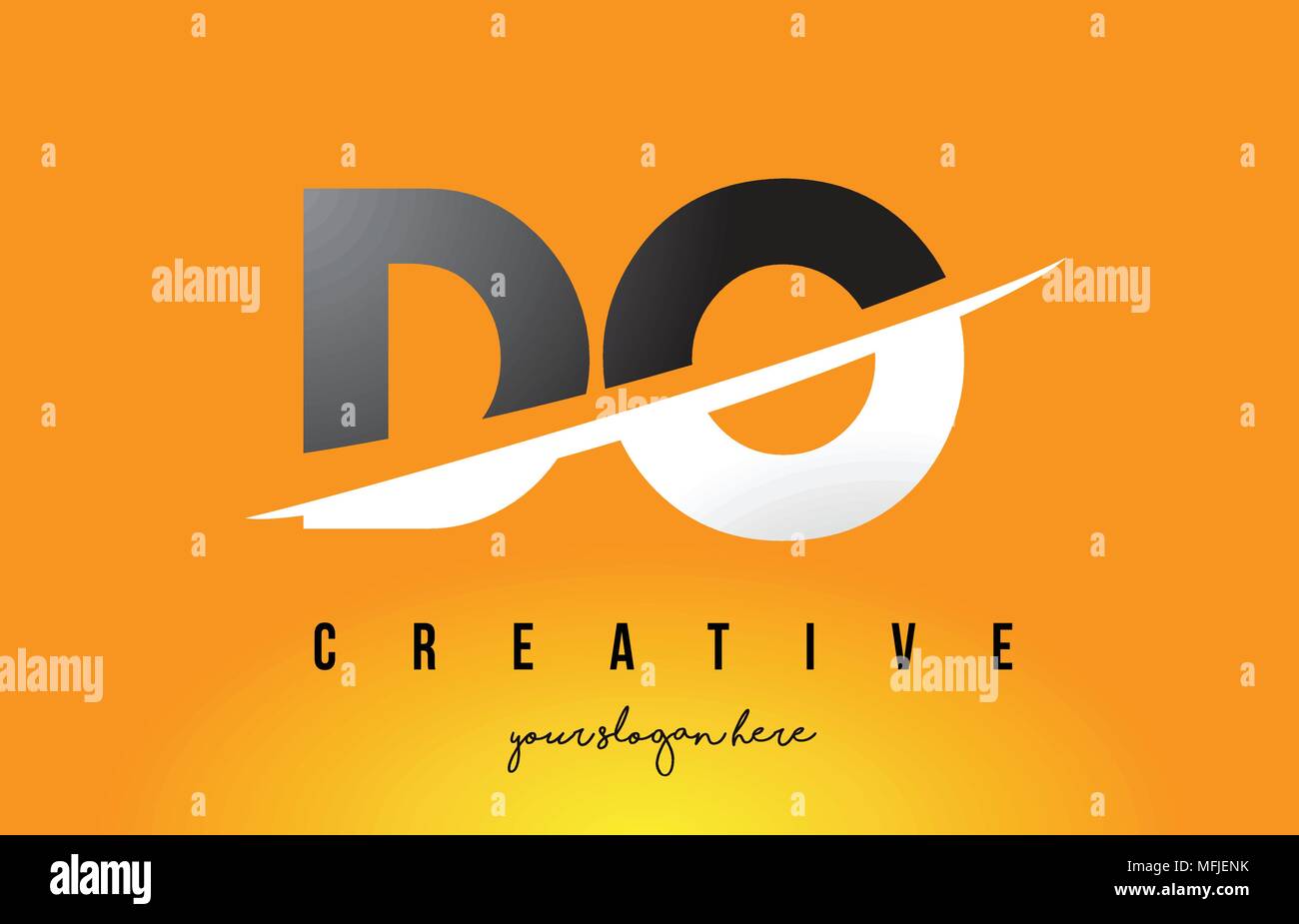 O d logo Stock Vector Images - Alamy