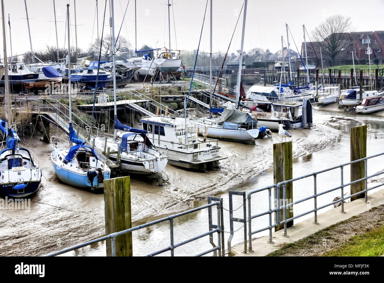 Motor boats moorings on hi-res stock photography and images - Alamy