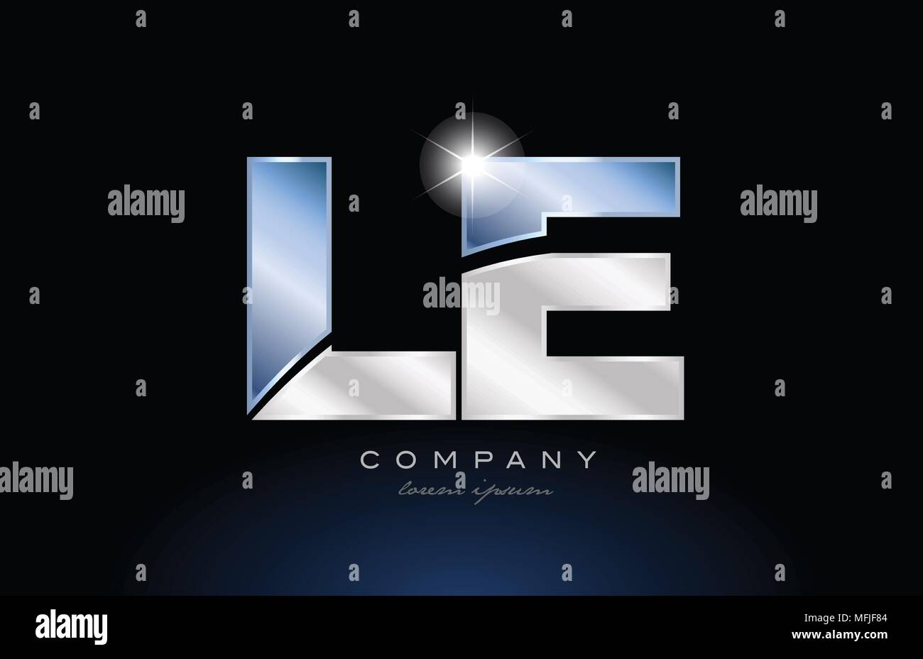 L e logo hi-res stock photography and images - Alamy