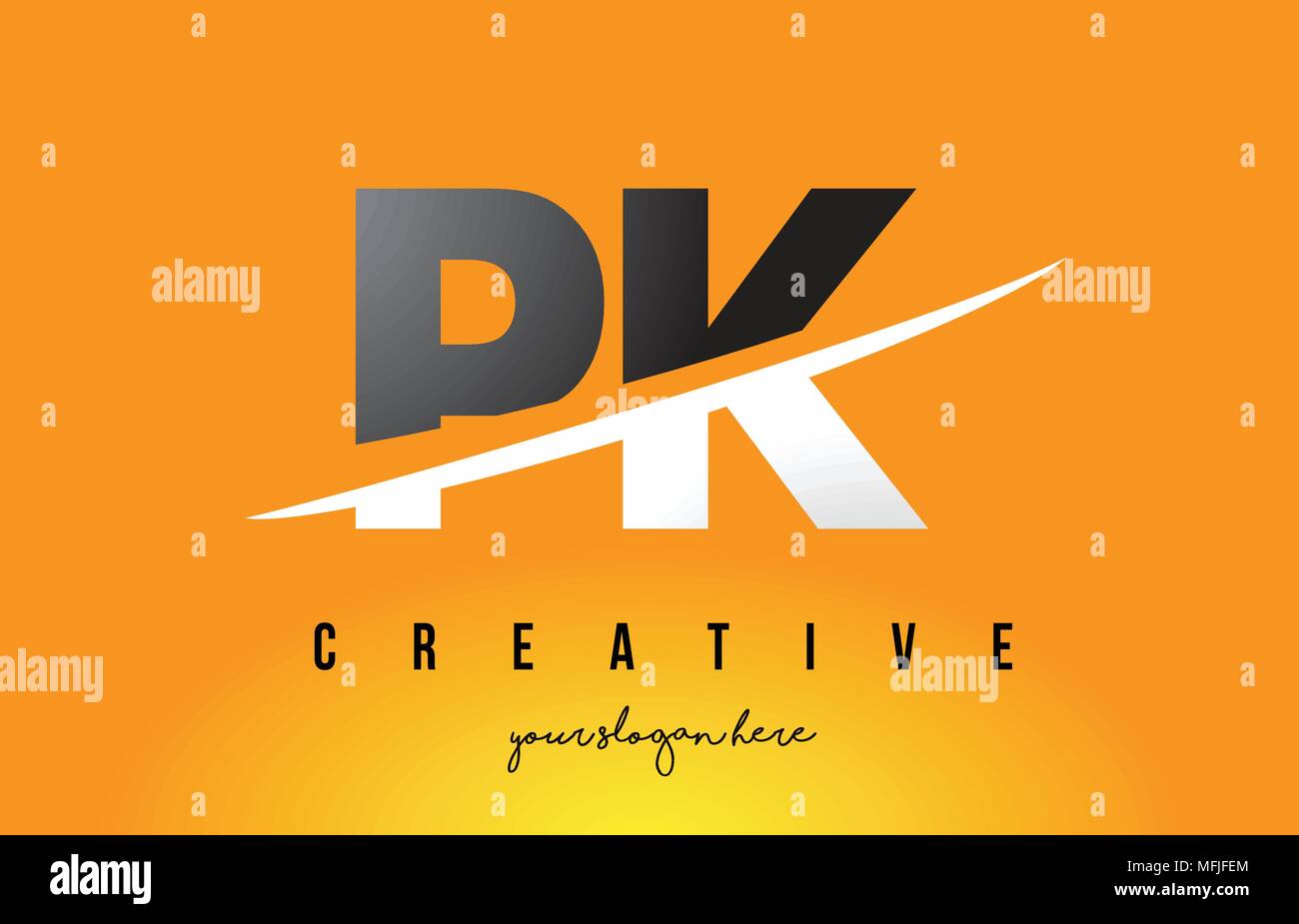 Pk logo design hi-res stock photography and images - Alamy