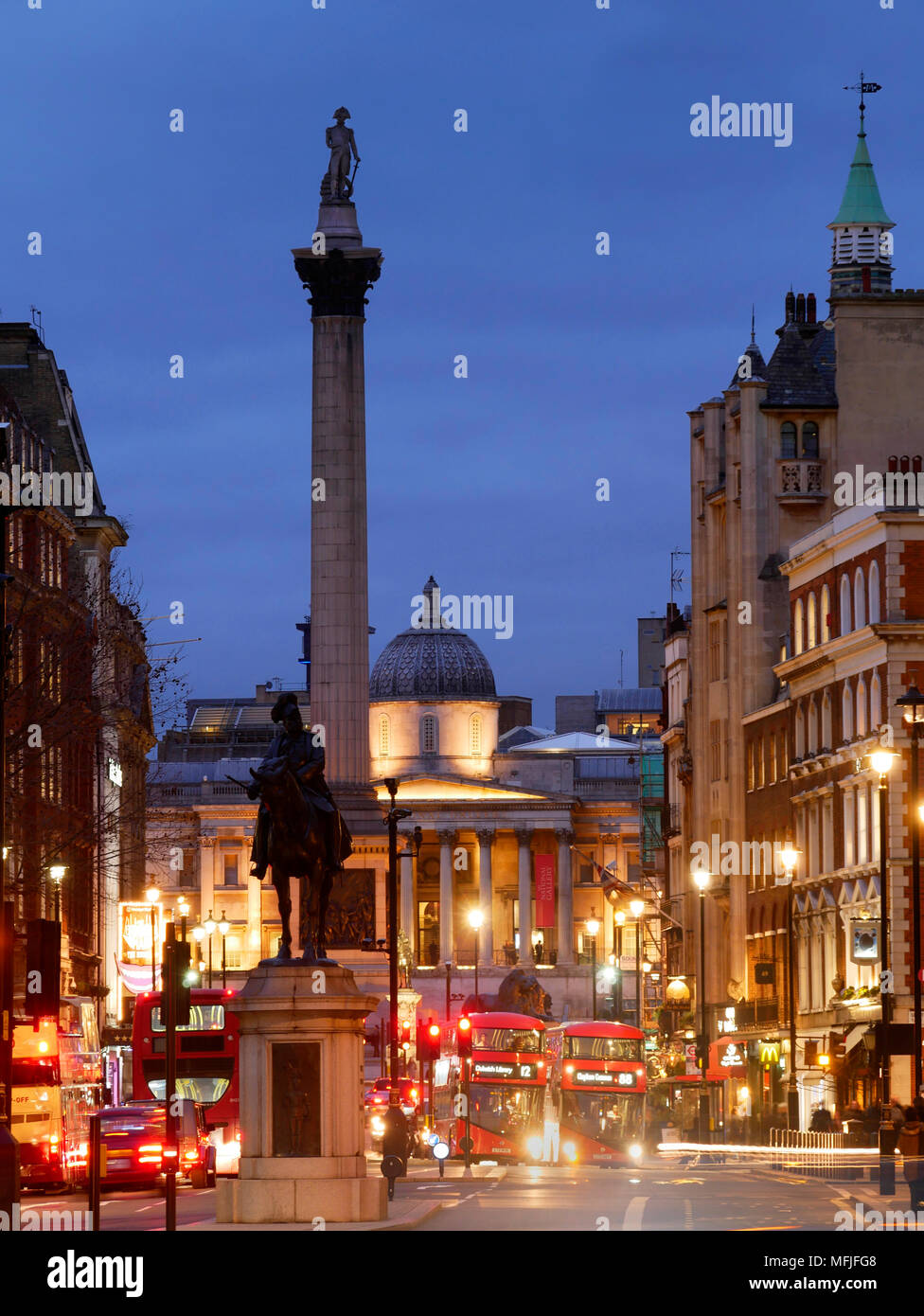 English british uk heritage history historic nelson statue hi-res stock ...