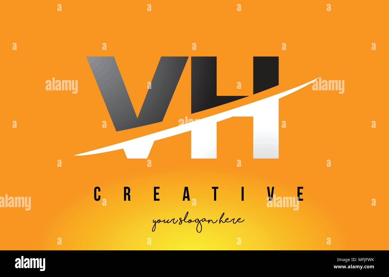 Letter v h logo Stock Vector Images - Alamy