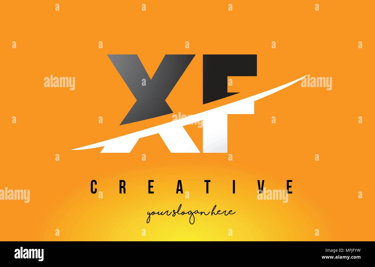 Xf letters Stock Vector Images - Alamy
