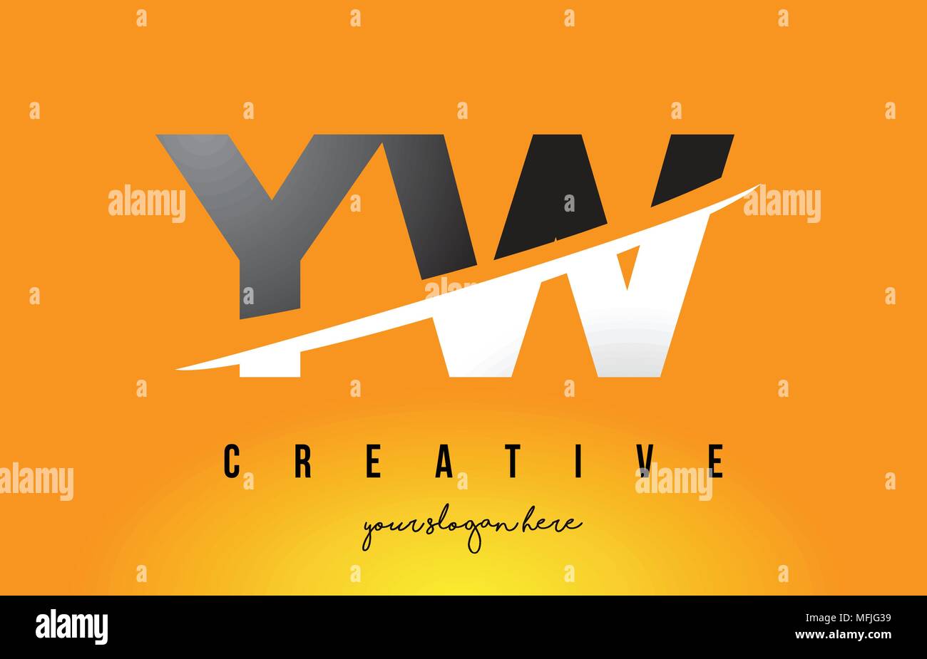 Y w logo Stock Vector Images - Alamy