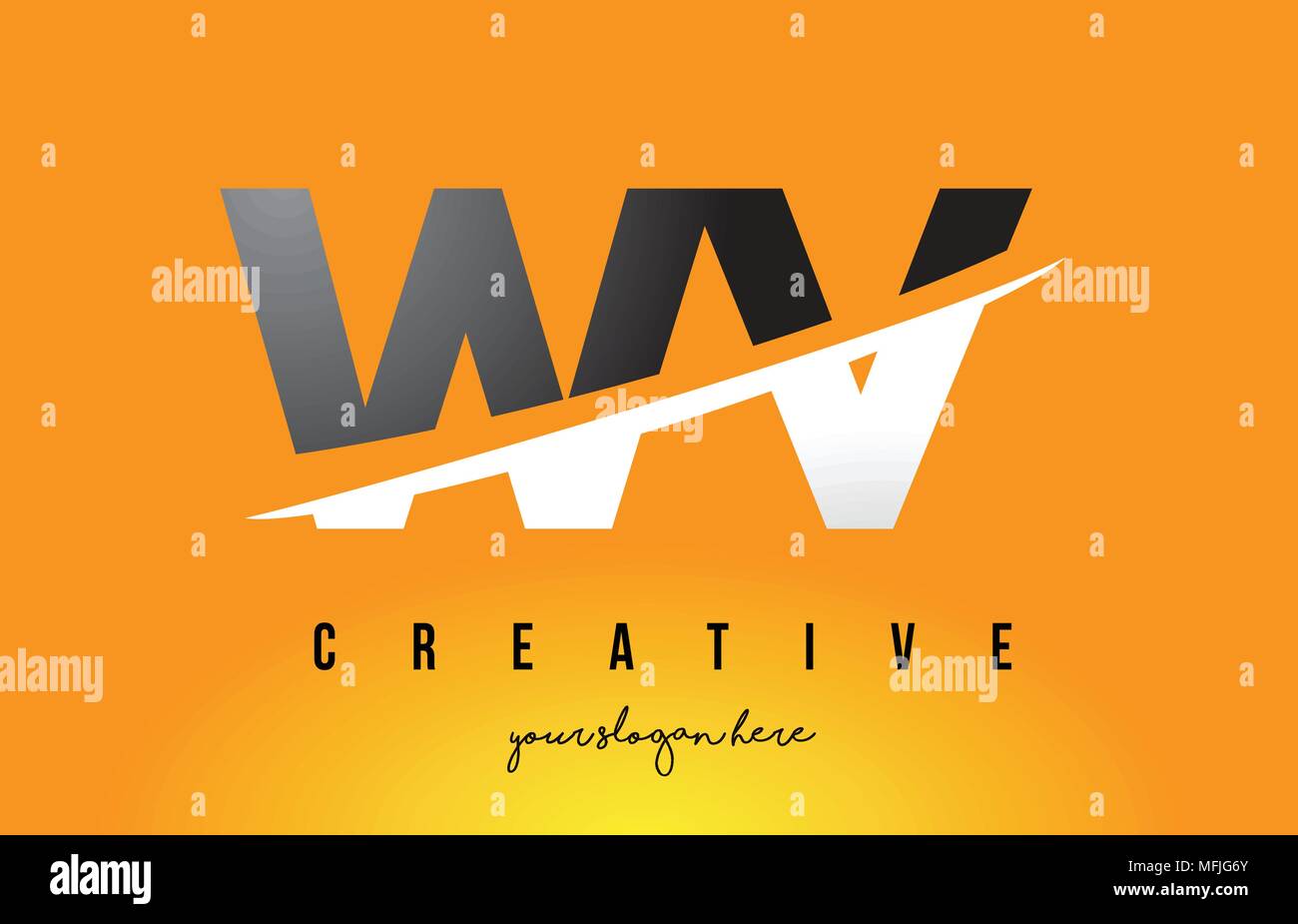 Wv letters Stock Vector Images - Alamy