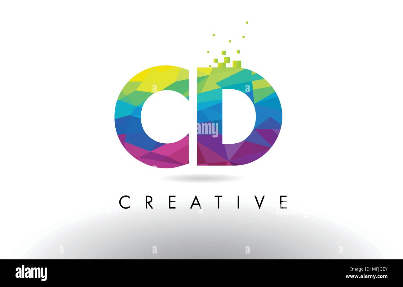 Rainbow cd Stock Vector Images - Alamy