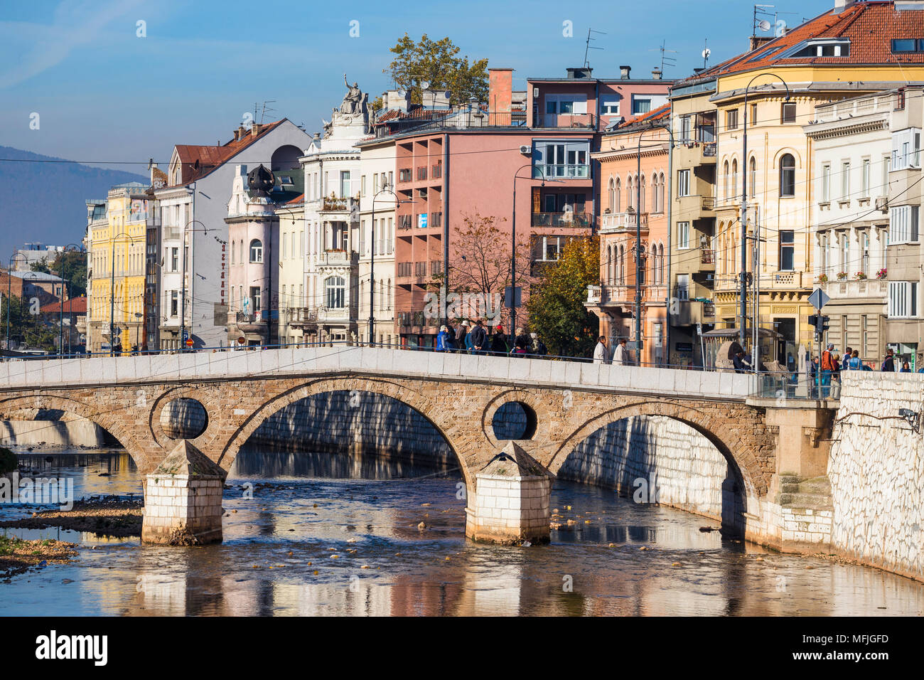 Latin Bridge, Sarajevo, Bosnia and Herzegovina, Europe Stock Photo - Alamy