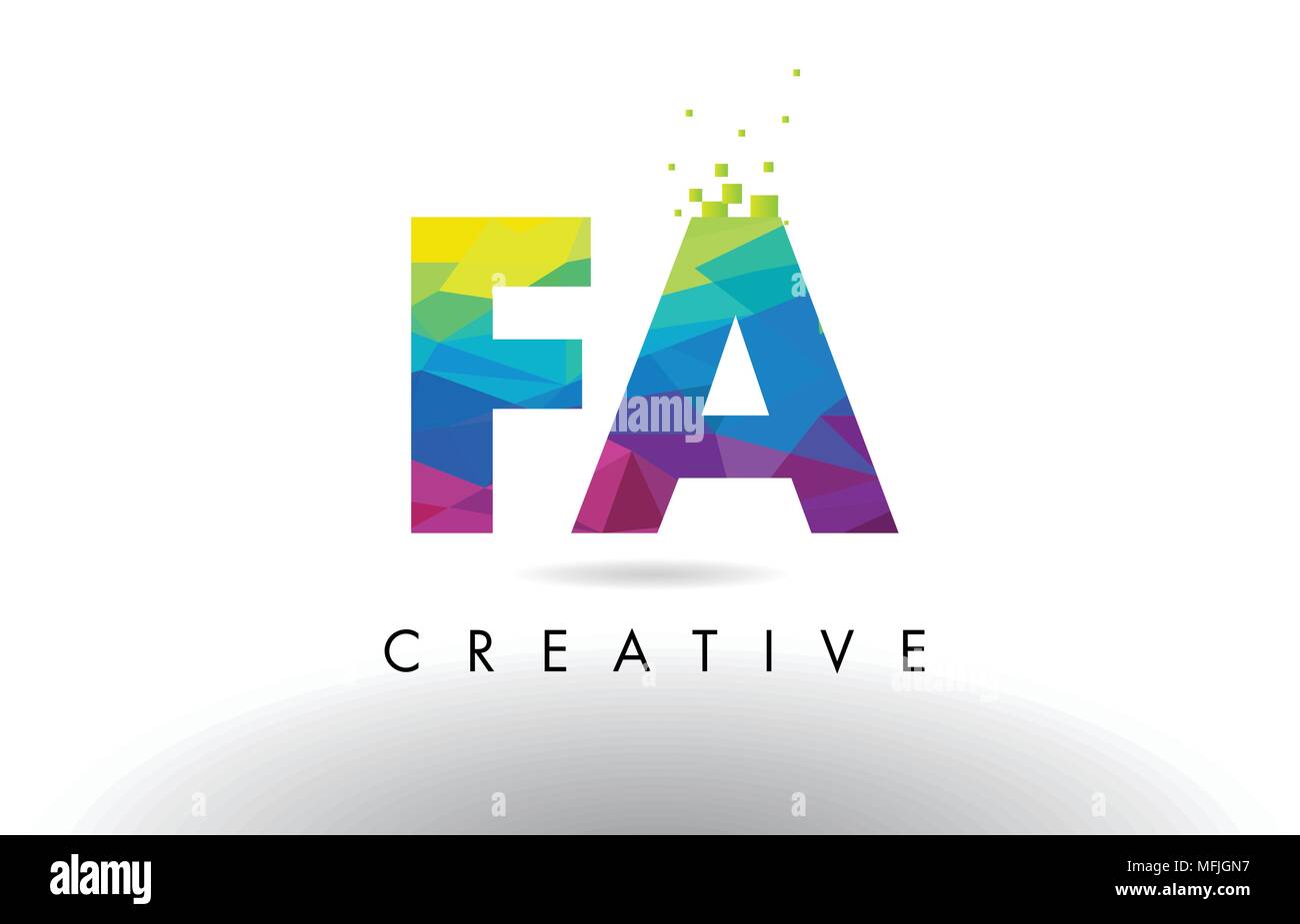 F and a Stock Vector Images - Alamy