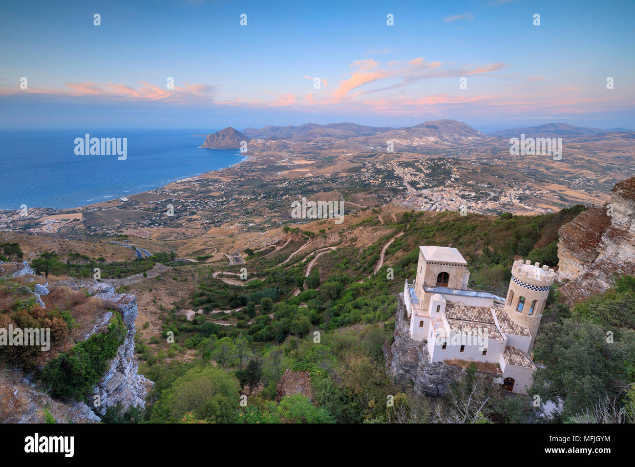 Torretta pepoli erice view hi-res stock photography and images - Alamy