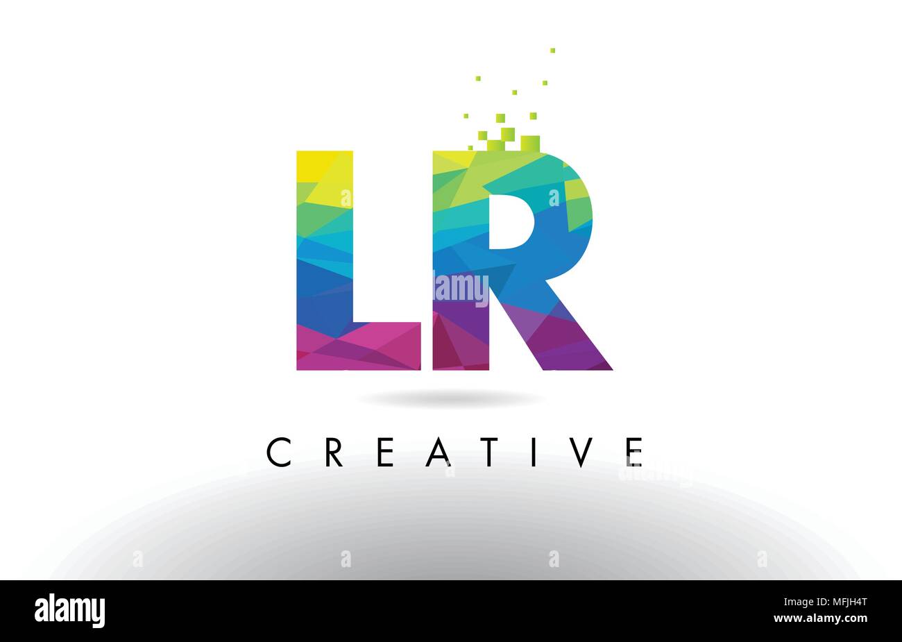 Letter lr vector vectors hi-res stock photography and images - Alamy