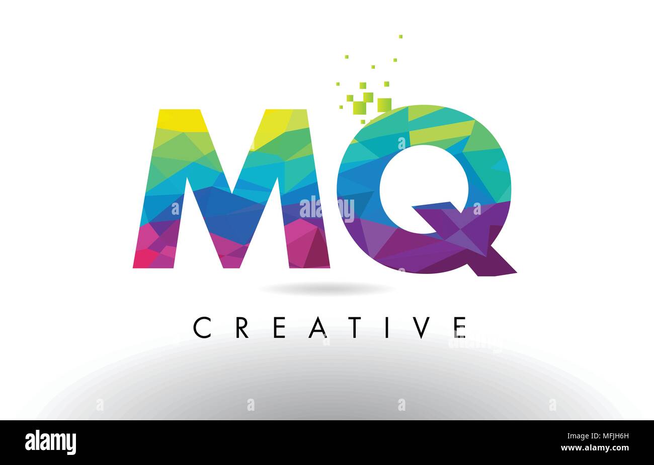 Letter q and m Stock Vector Images - Alamy