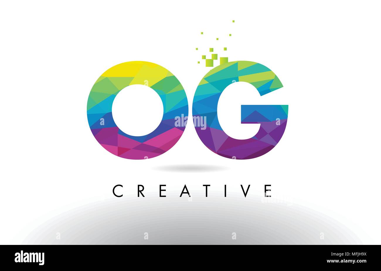 Letter og vector vectors Stock Vector Images - Alamy