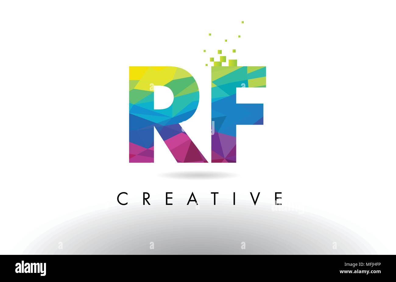 Rf font vector vectors Stock Vector Images - Alamy